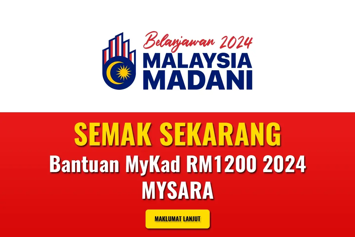 Bantuan Mykad Rm1200 2024 Semak Nama Anda Sekarang - EmriDev