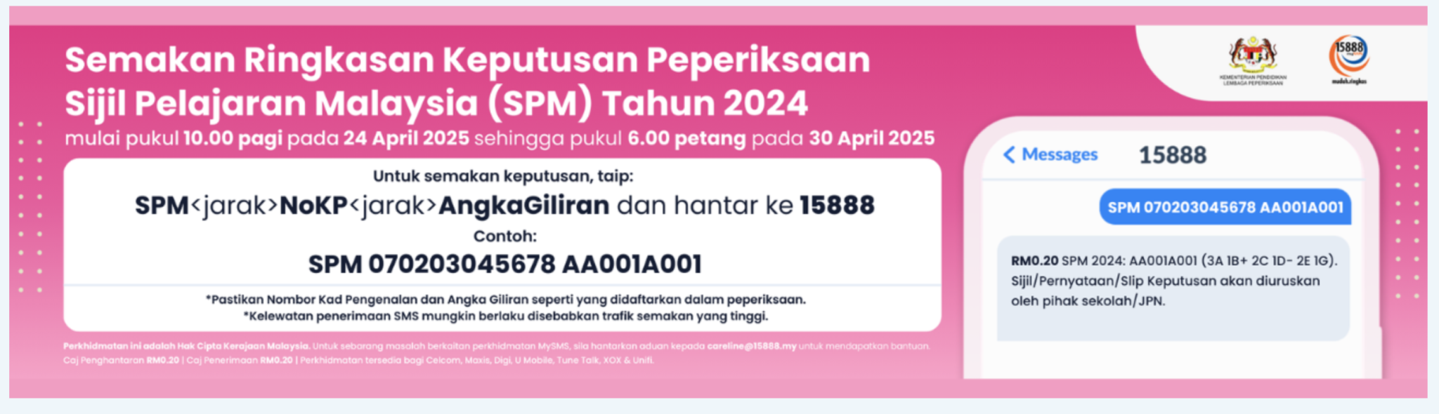 Semak Result SPM 2024 Online: Keputusan Sijil Pelajaran Malaysia 2024 ...